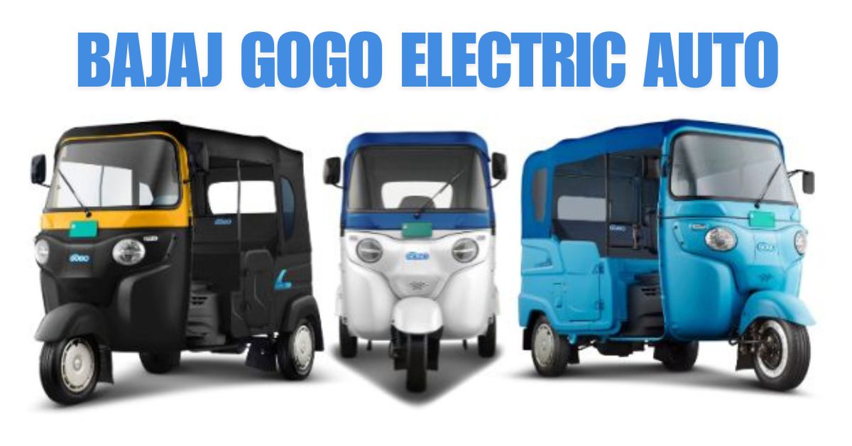 Bajaj GoGo Electric Auto: An E3W with 251 km Range & Smart Tech - EVNews